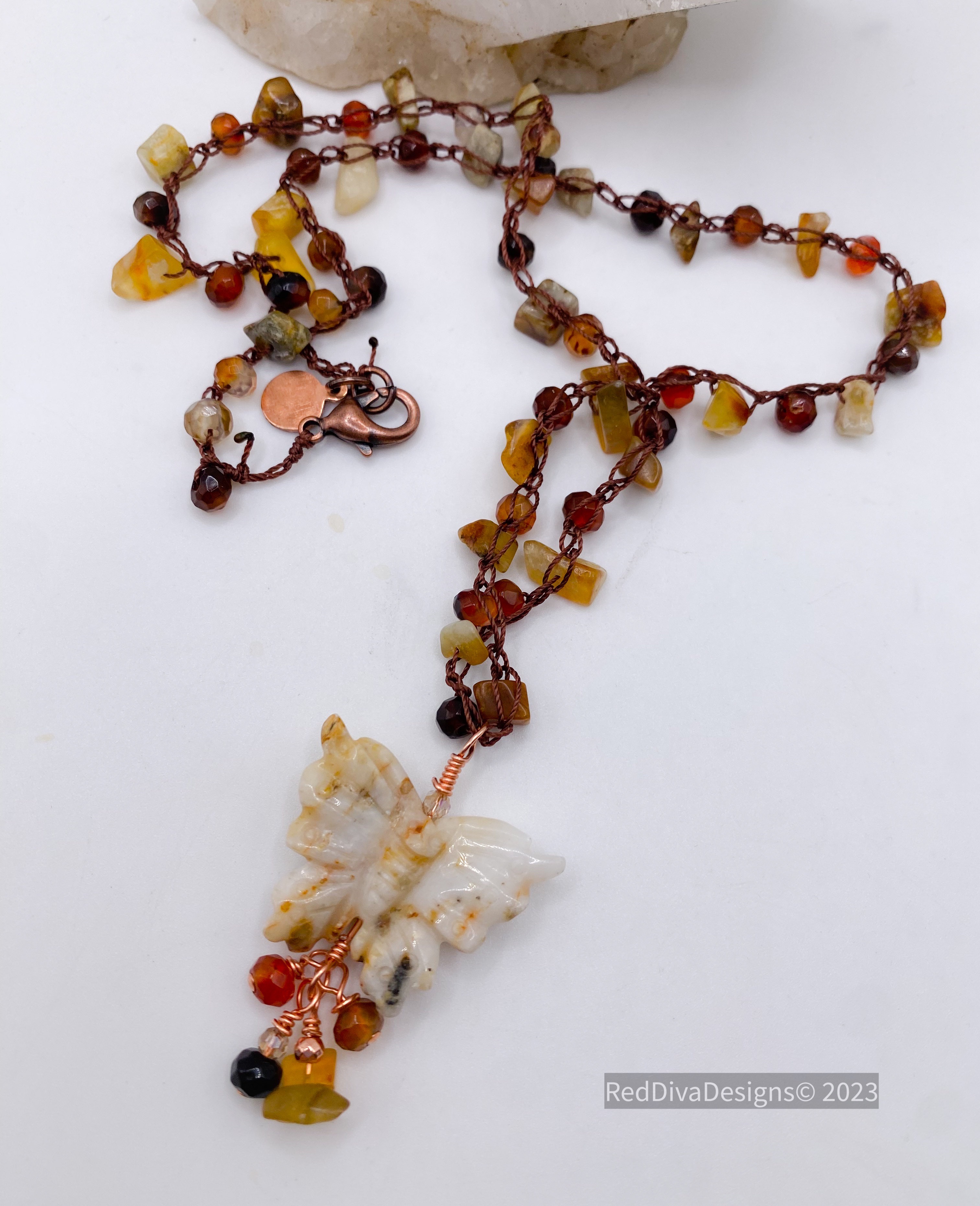 Crocheted Necklaes | Red Diva Designs